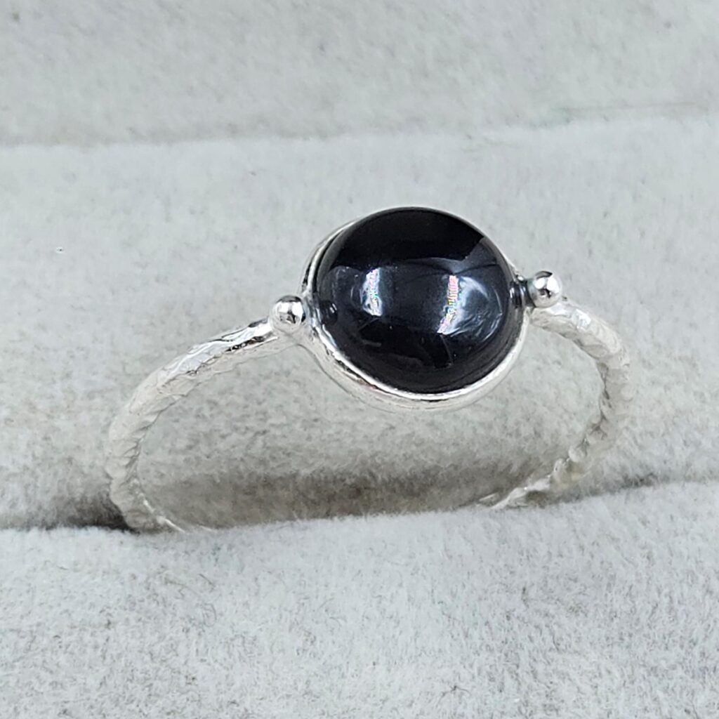 Shop Black Onyx 925 Sterling Silver Rings (REXT38-190) | Silverwholesale925
