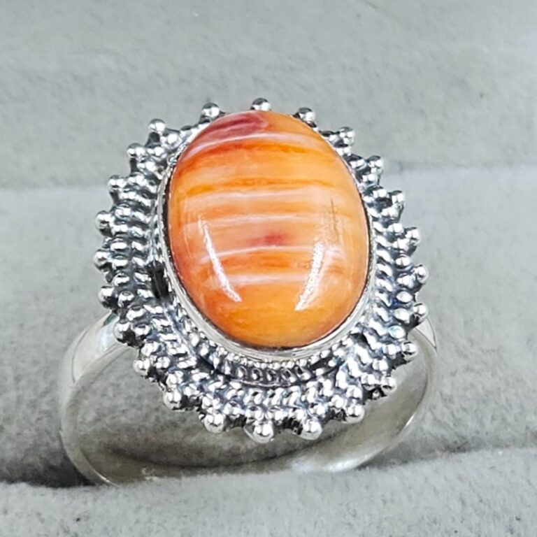Shop Spiny Oyster Shell 925 Sterling Silver Ring (RS115-5 ...