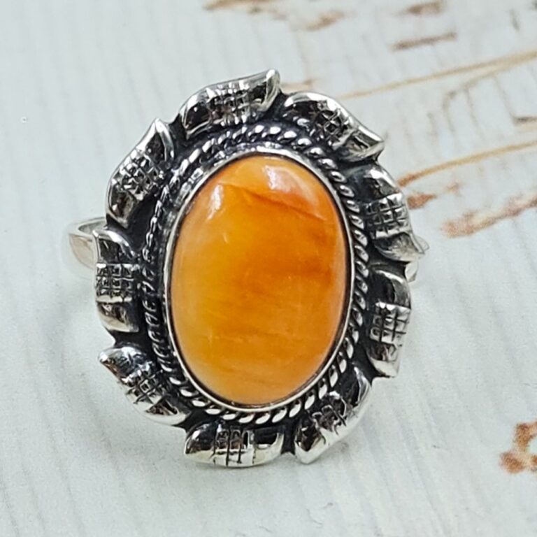 Shop Spiny Oyster Shell 925 Sterling Silver Ring (RS115-3 ...